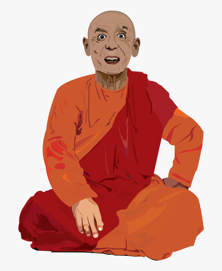 Monk Meditation Png, Transparent Png , Transparent Png Image - PNGitem