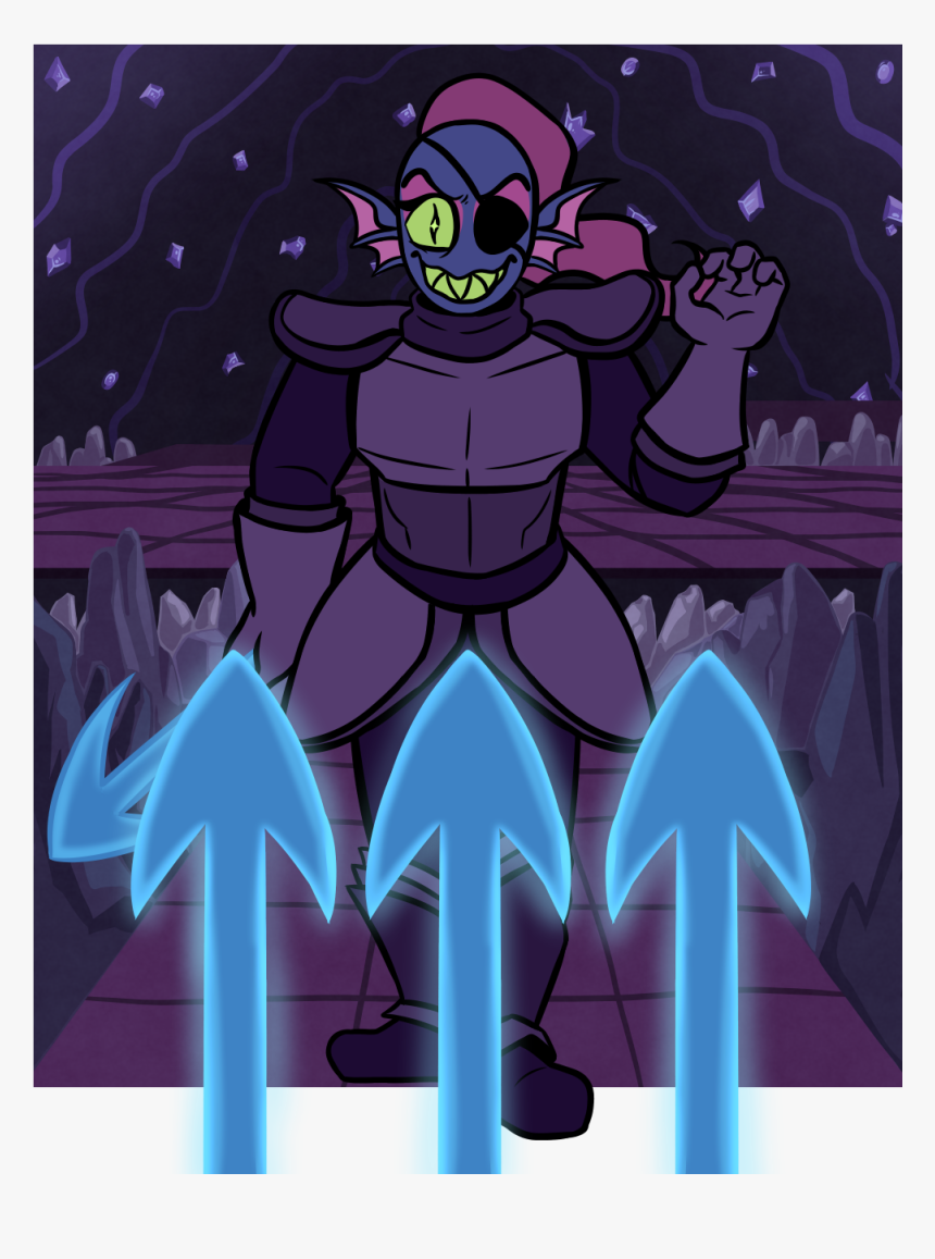 It’s Undyne - Cartoon, HD Png Download , Transparent Png Image - PNGitem
