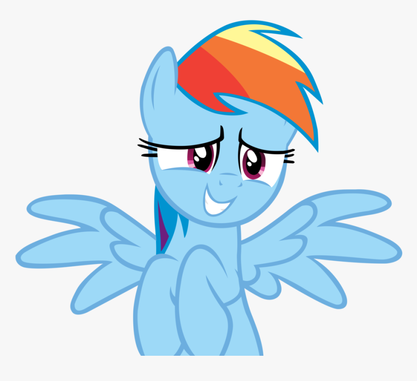 My Little Pony Rainbow Dash Nervous, HD Png Download , Transparent Png ...