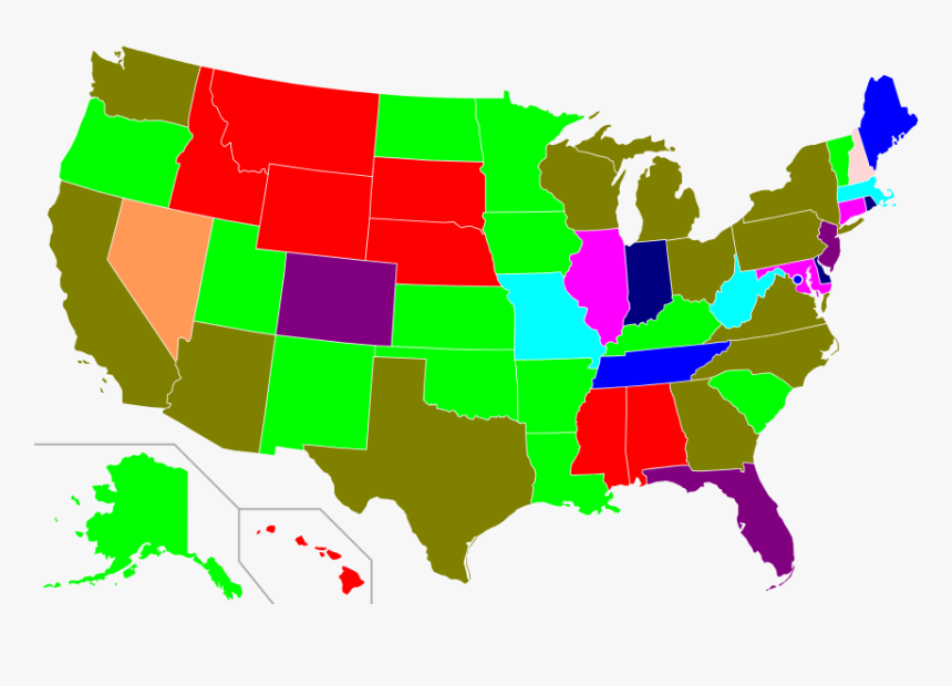 116th Congress Senate Map, HD Png Download , Transparent Png Image ...