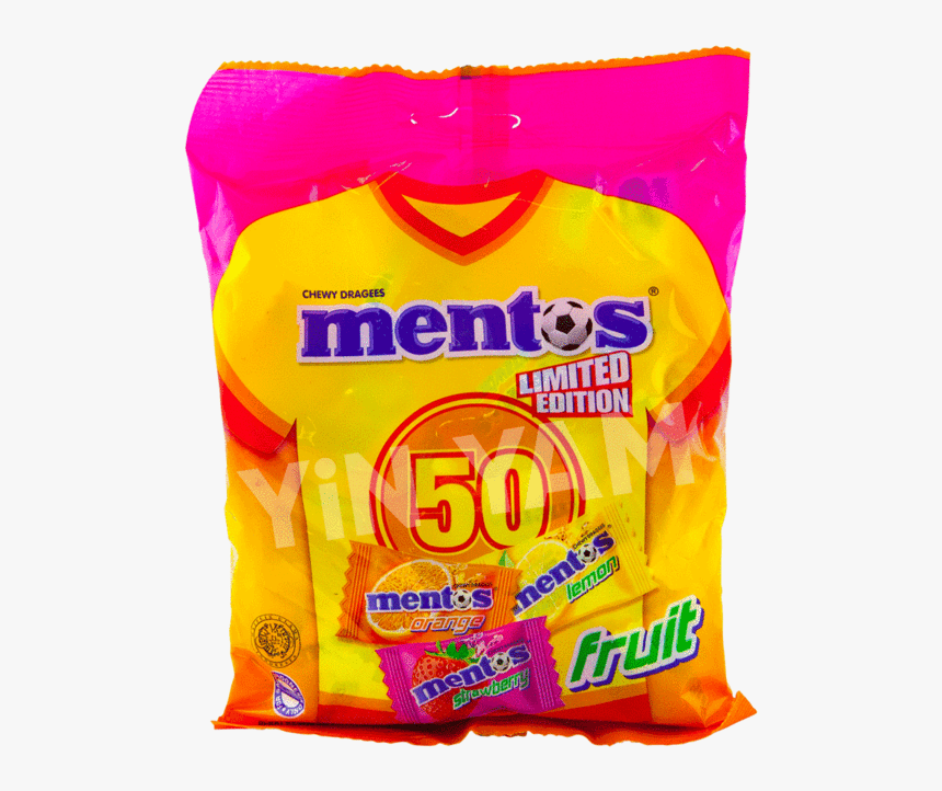 Mentos Fruit Candy Bag 135g - Snack, HD Png Download , Transparent Png ...