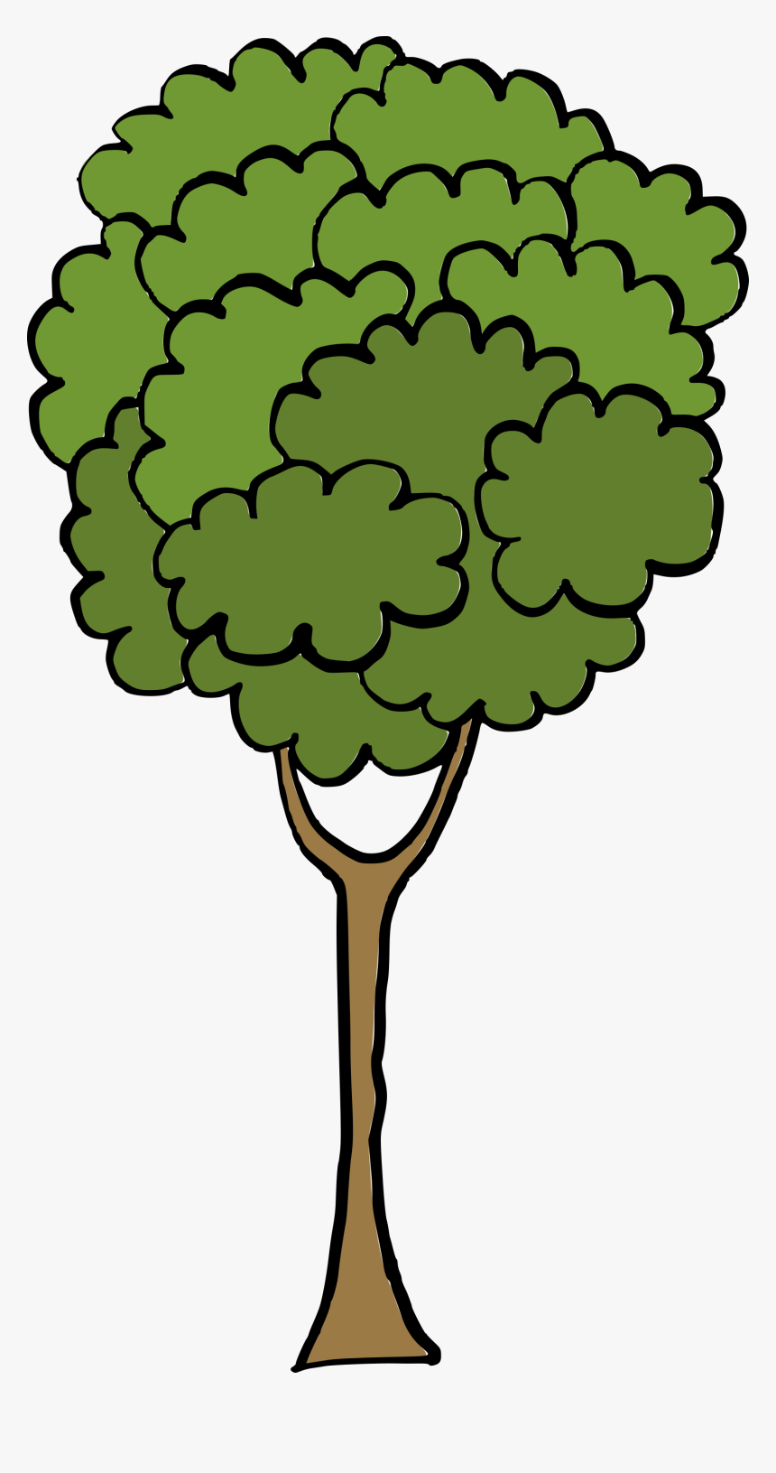 Cartoon Tree 2, HD Png Download , Transparent Png Image - PNGitem
