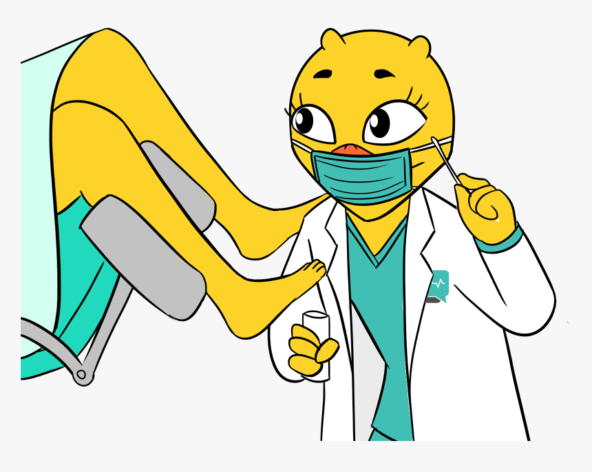 Pap Smear Illustration Hpv - Pap Smear Cartoon, HD Png Download ...