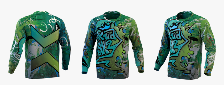 Men’s Long Sleeve Street Graffiti Jersey, HD Png Download , Transparent ...