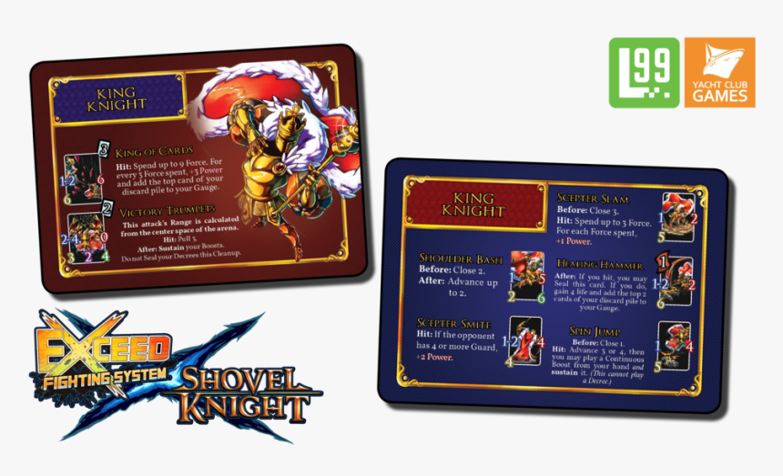 Exceed Card Previews - Exceed Fighting System Shovel Knight, HD Png ...
