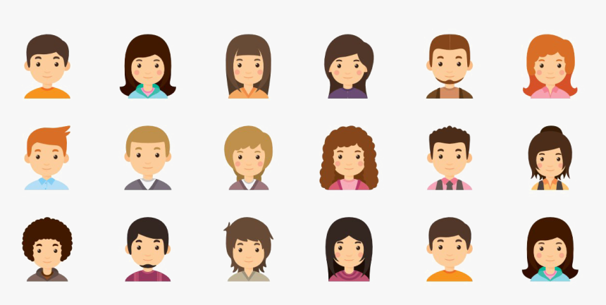 Avatar Png Transparent Image - Face Avatar Png File, Png Download ...