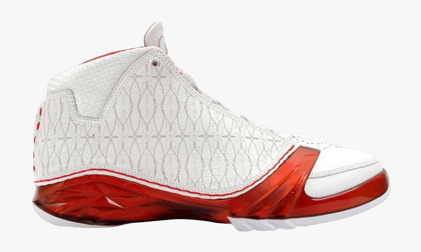 Jordan 23 Shoes Red And White, HD Png Download , Transparent Png Image ...