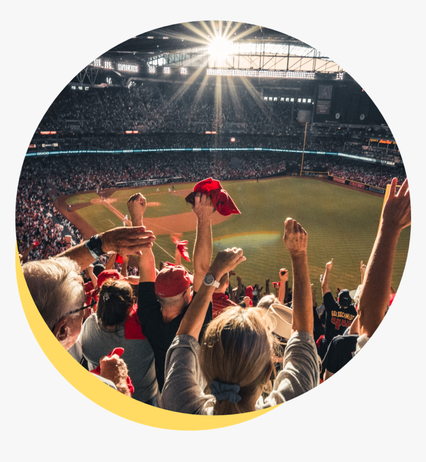 Hospitality1 - Stadium Cheering Crowd, HD Png Download , Transparent ...