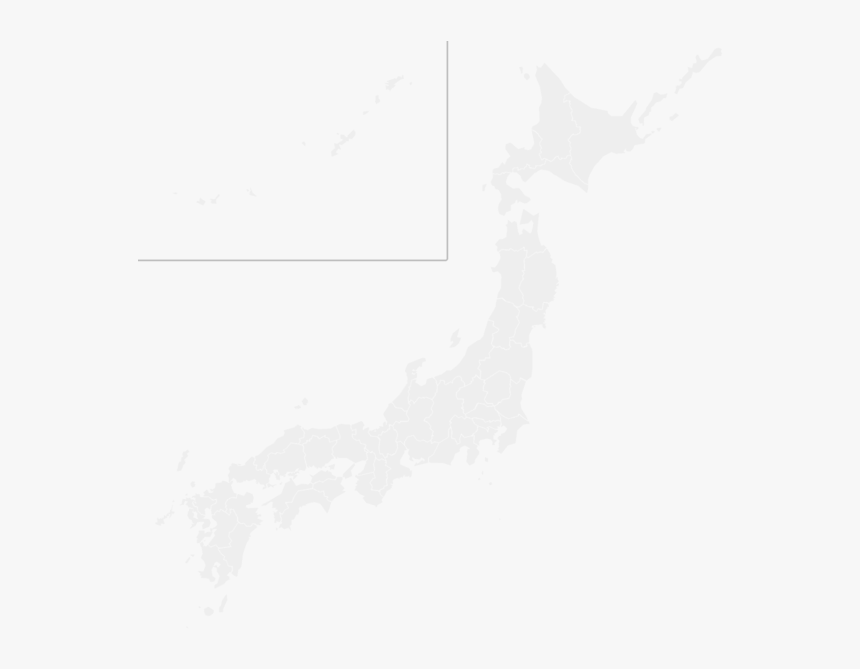 Japangrey Borders - Japan Map Grey Transparent, HD Png Download ...
