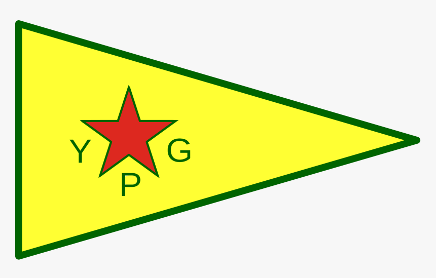 Ypg Flag - Flagge Ypg, HD Png Download , Transparent Png Image - PNGitem