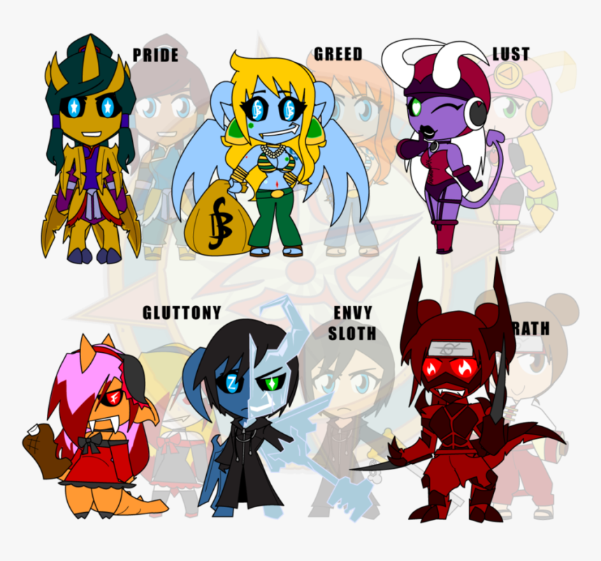 Assorted Chibis Au Demons - Seven Deadly Sins Demon Types, HD Png ...