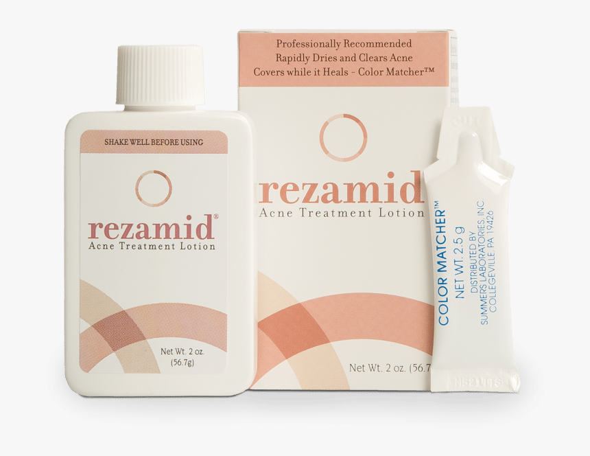 Image Of Rezamid Acne Lotion - Cosmetics, HD Png Download , Transparent ...