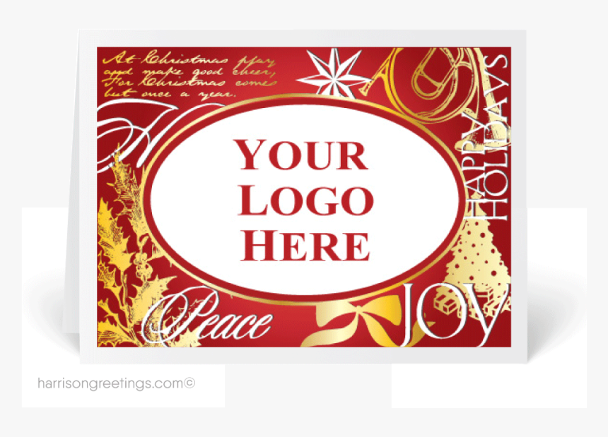 Custom Holiday Logo Card - Christmas Card, HD Png Download ...