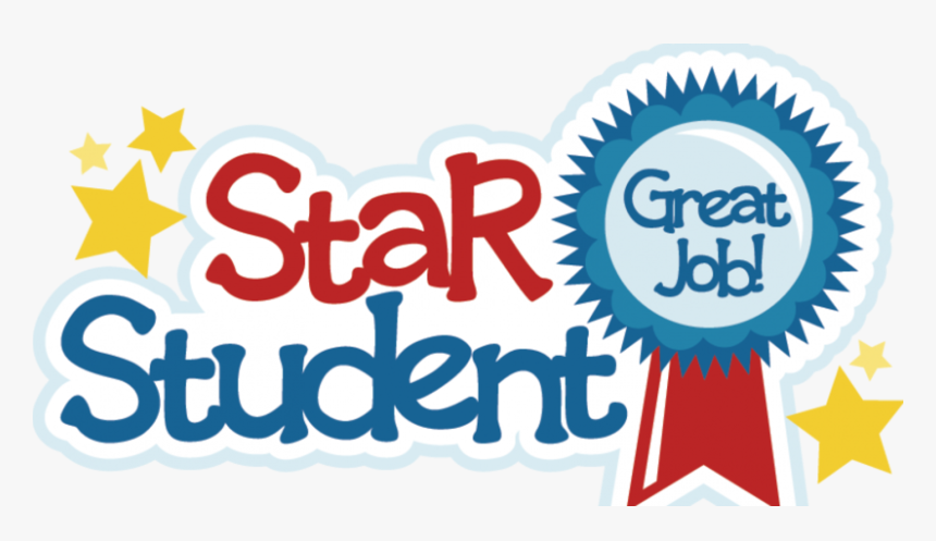 Star Student Black And White Clipart