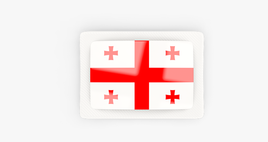 Rectangular Carbon Icon - Transparent Georgia Flag Png, Png Download ...
