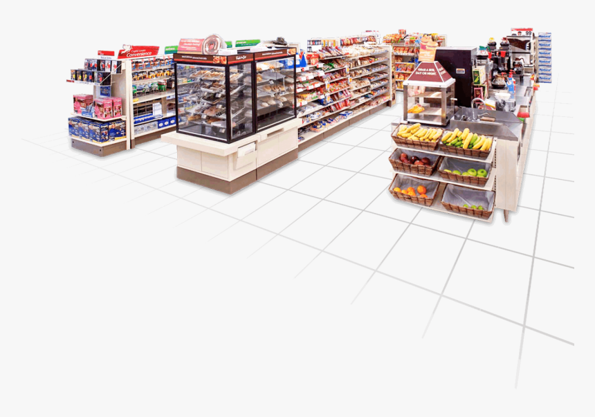 Grocery Clipart Mini Mart - Layout Store Convenience 7 Eleven, HD Png ...