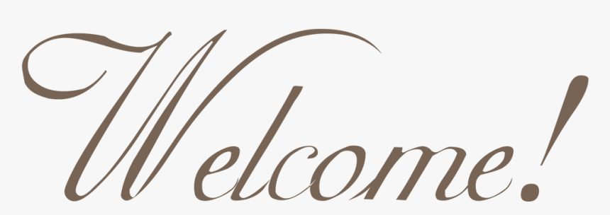 Welcome - Welcome Written In Calligraphy Png, Transparent Png ...