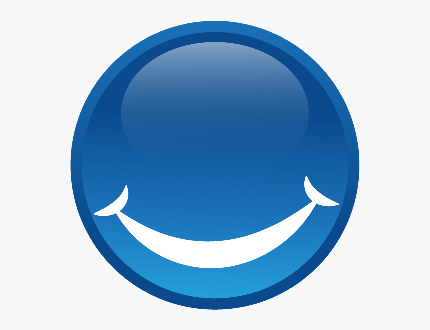 Thank You Smiley Face Blue