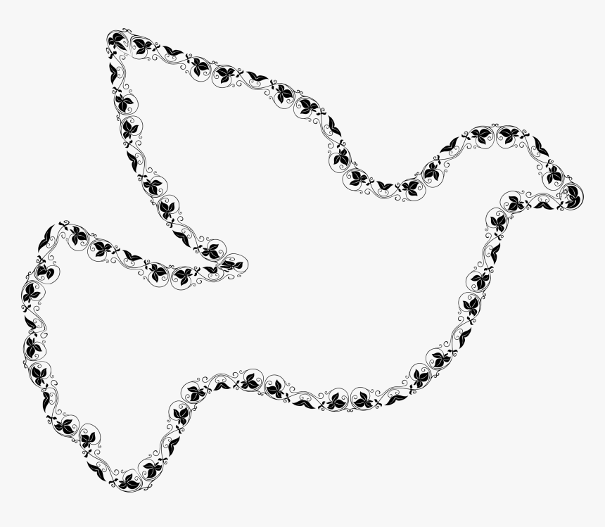 Line Art,jewellery,chain - Peace Symbols, HD Png Download , Transparent ...