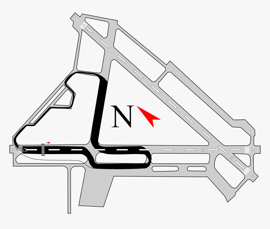 Edmonton City Airport Map With The Racing Road Course - Edmonton ...