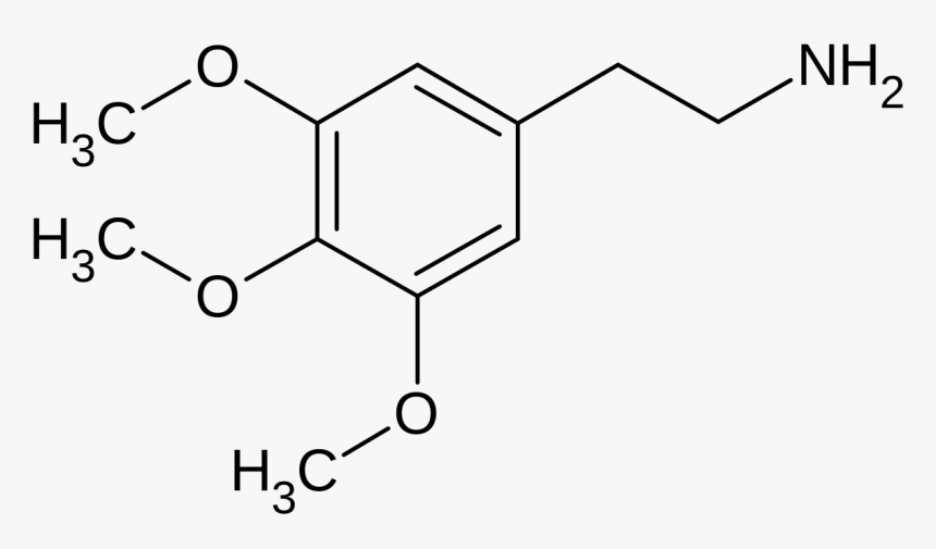 Peyote Chemical Structure, HD Png Download , Transparent Png Image ...