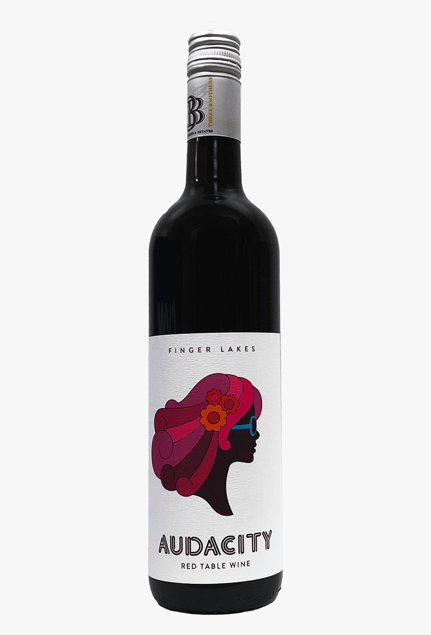 Three Brothers Audacity Red 750ml Nv - Wine Bottle, HD Png Download ...