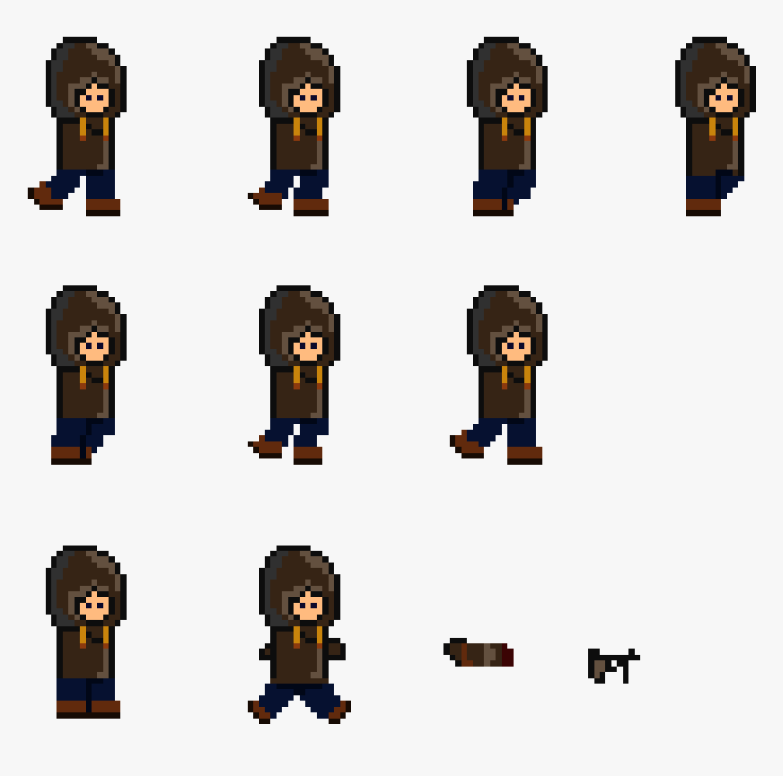 Pixel Character, HD Png Download , Transparent Png Image - PNGitem