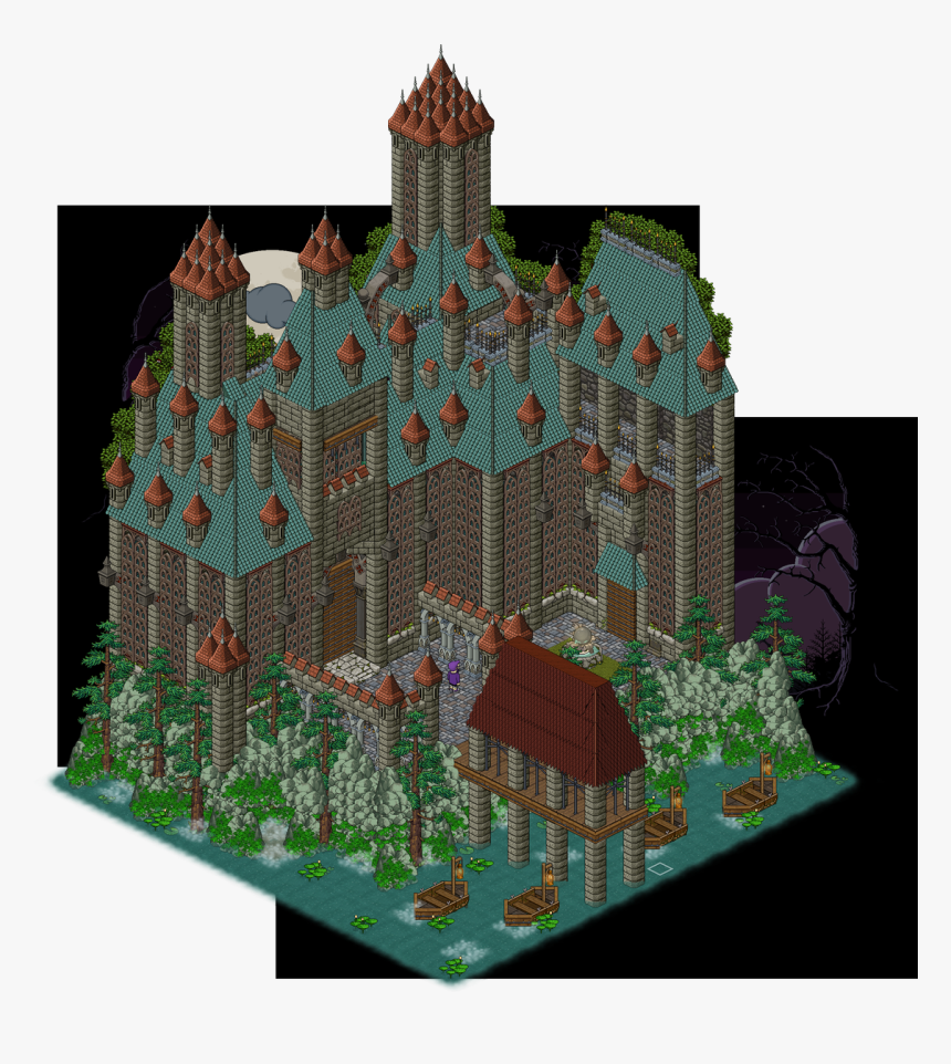 Habbo Castle, HD Png Download , Transparent Png Image - PNGitem
