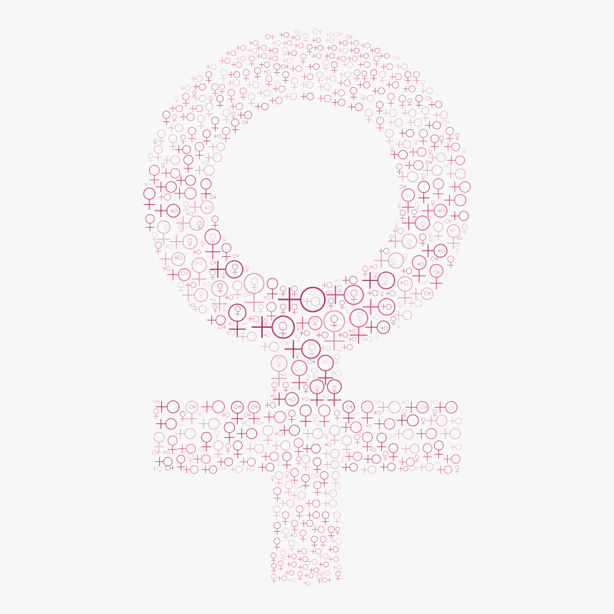 Female Symbol Fractal No Background - Circle, HD Png Download ...