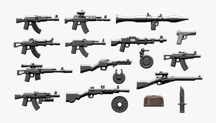 Russian Weapons Pack Lego, HD Png Download , Transparent Png Image ...