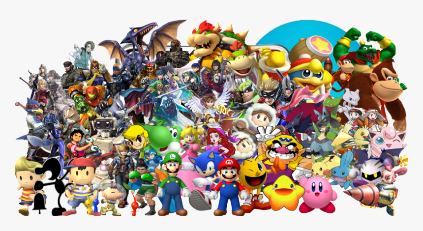 Nintendo Characters - All Super Smash Bros Characters Png, Transparent ...