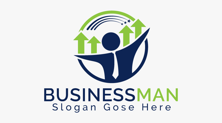 Businessman Logo Design - Graphic Design, HD Png Download , Transparent ...