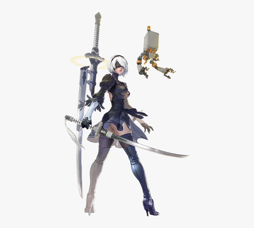 2b Nier Soul Calibur, HD Png Download , Transparent Png Image - PNGitem