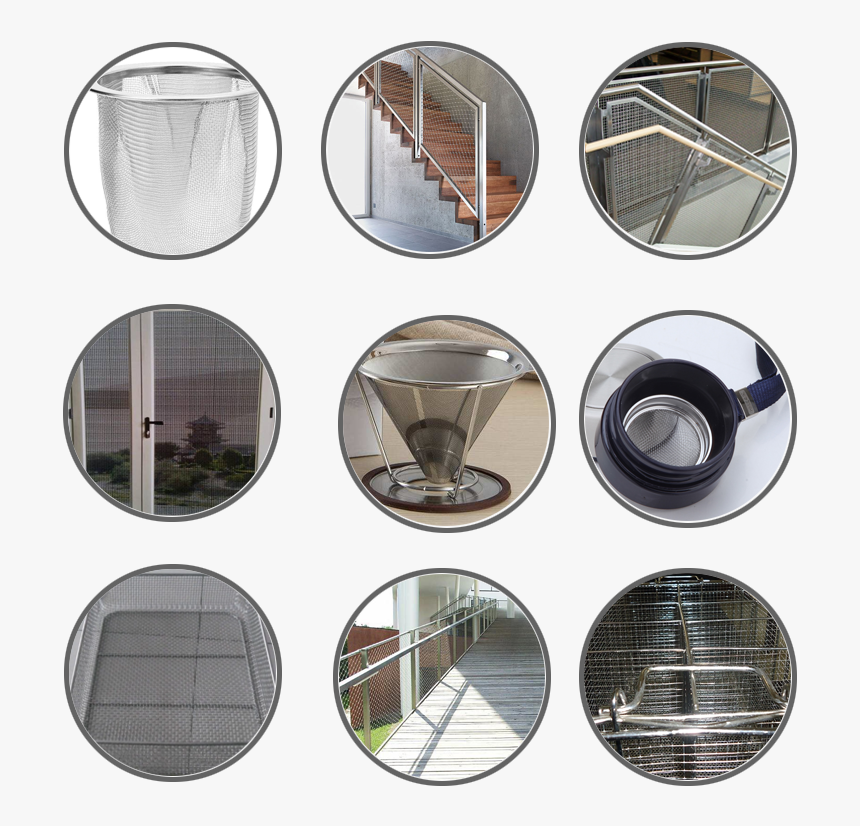 Stainless Steel Mesh Railing, HD Png Download , Transparent Png Image ...