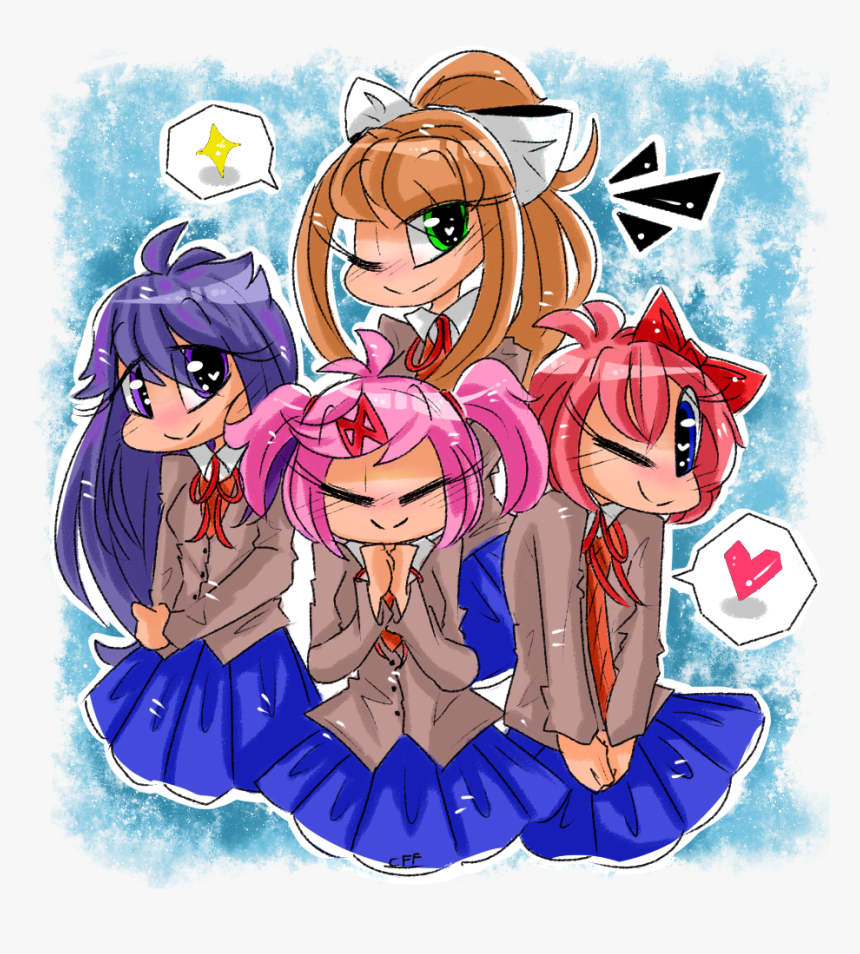 Ifuntimeroxanne,monika ,doki Doki Literature Club,foreign ...