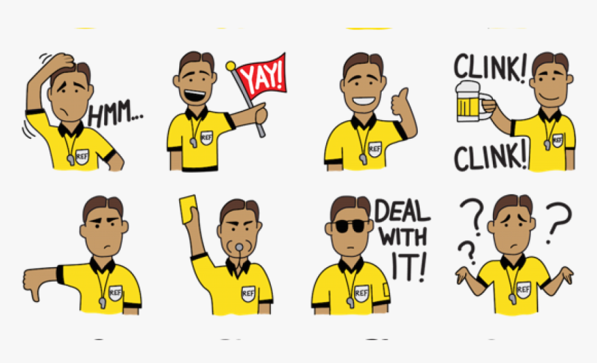 Facebook Stickers The Ref, HD Png Download , Transparent Png Image ...