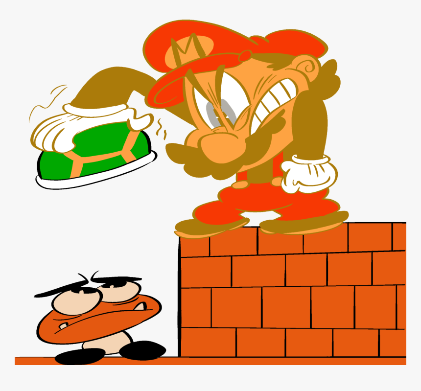 I Cleaned Up Some A Those Goofy Mario And Yoshis - Cartoon, HD Png ...