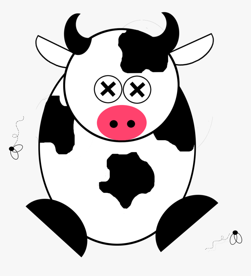 Cow Bclipart Best Nafdg - Dead Cow Clipart, HD Png Download ...