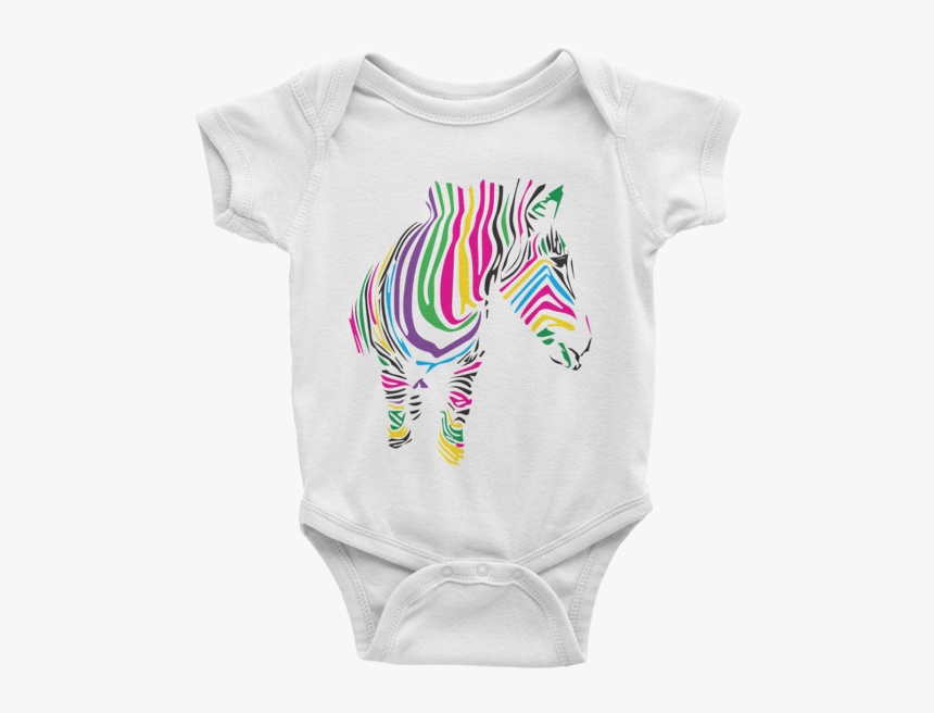 Zebra Art Infant Short Sleeve Onesie - Jewish Onesies, HD Png Download ...