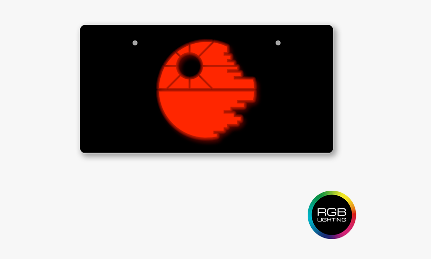 Custom Death Star Led License Plate Cover - Light-emitting Diode, HD ...