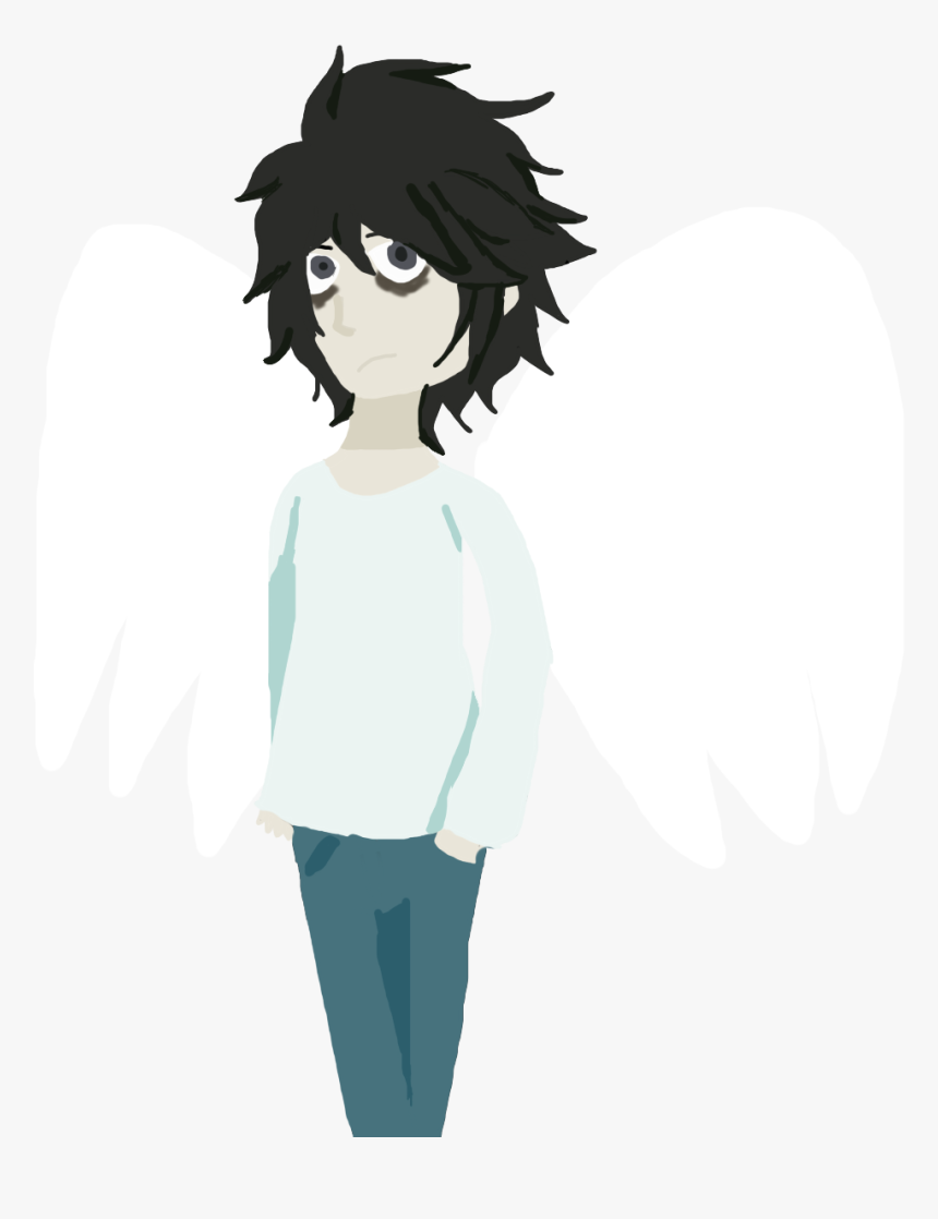 “i Got Back Into Death Note ” - Cartoon, HD Png Download , Transparent ...