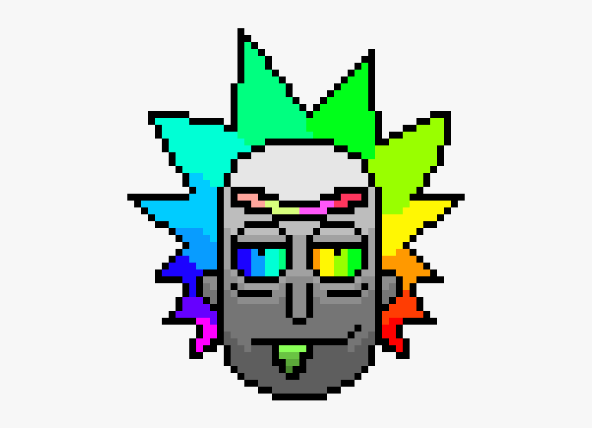 Pixel Art Rick And Morty, HD Png Download , Transparent Png Image - PNGitem