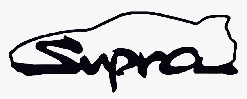 Toyota Supra Profile Logo, HD Png Download , Transparent Png Image ...