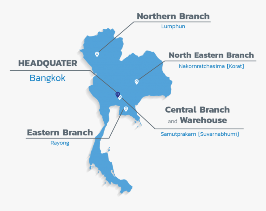 Thailand Map Vector Free, HD Png Download , Transparent Png Image - PNGitem