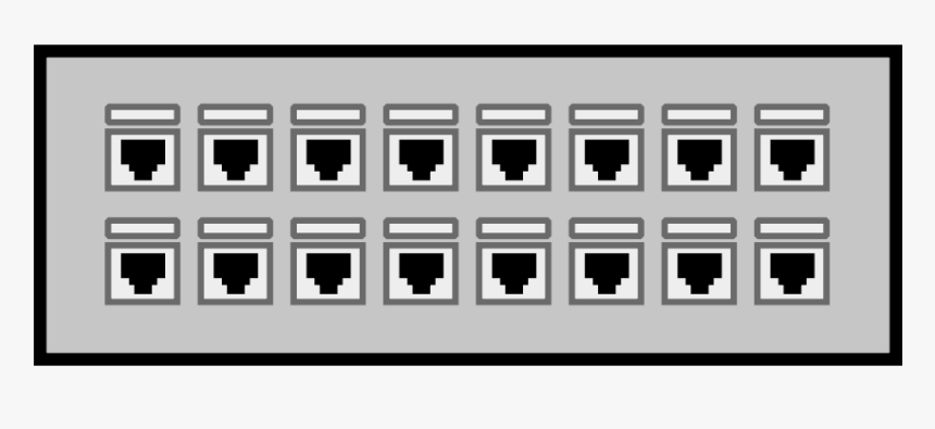 16 - Network Patch Panel Icon, HD Png Download , Transparent Png Image ...
