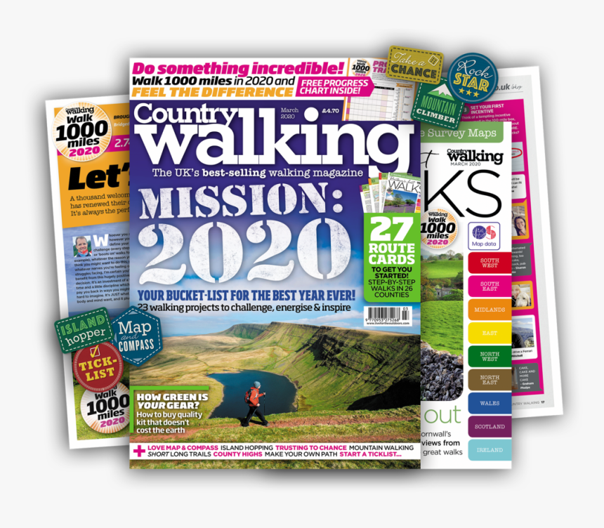Cw March 20 Cover - Country Walking Magazine, HD Png Download ...