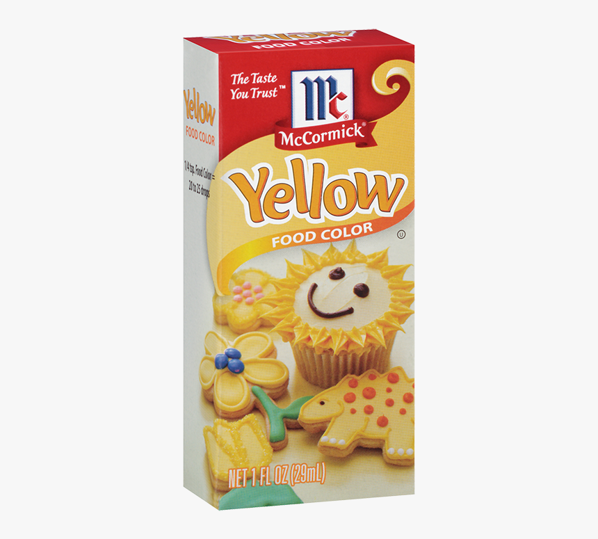 Mccormick® Yellow Food Color - Yellow Food Coloring, HD Png Download ...