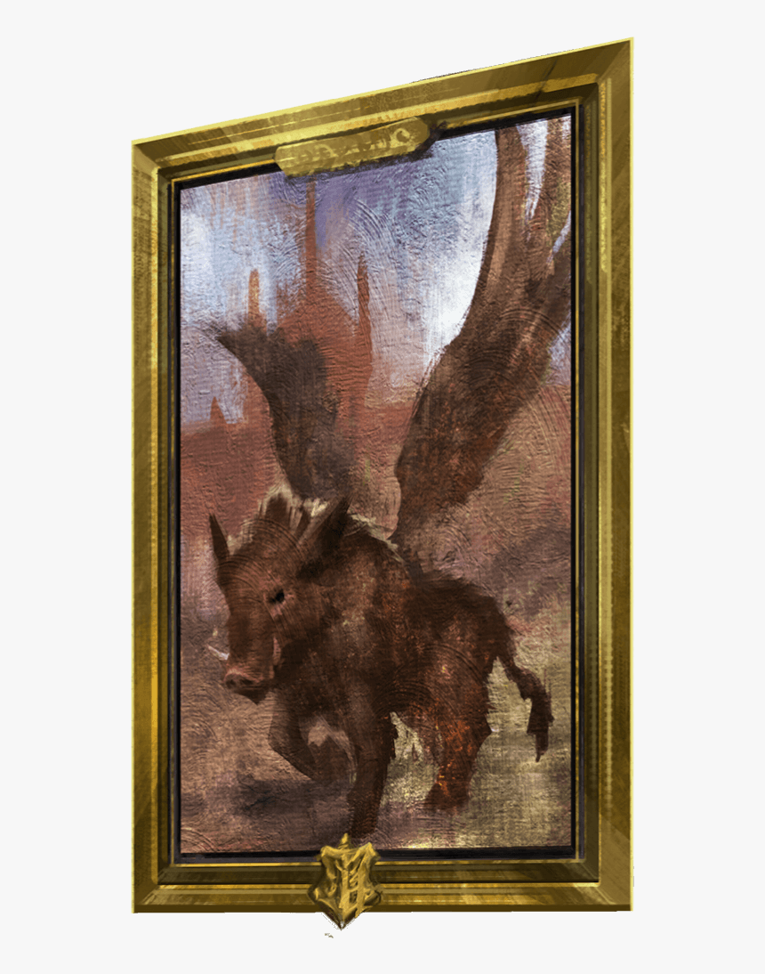 A Portrait Of A Winged Boar - Wizards Unite Wild Boar, HD Png Download ...