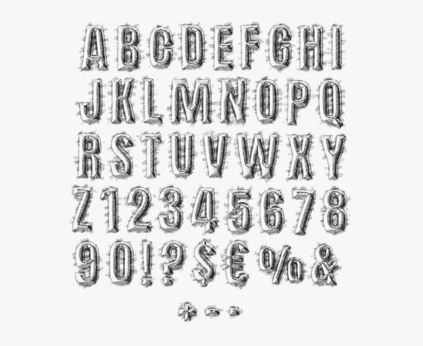 Pencil Sketch Font, HD Png Download , Transparent Png Image - PNGitem