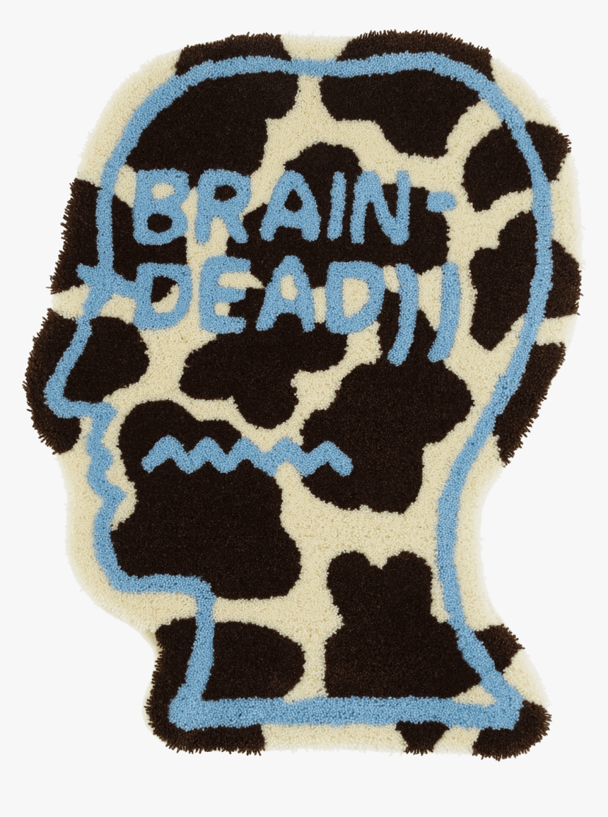 Logo Head Rug Title Logo Head Rug, Cow Pattern - Brain Dead Logo Head ...